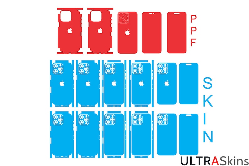 IPhone 15 Pro Max Skin Template Vector Cut File - Etsy