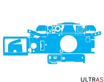 Skin Cut Template Fujifilm X-E3 Vector Canon Camera Cutting Template ...