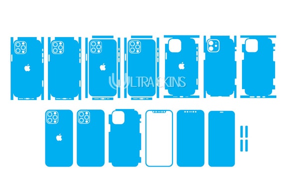 Apple Iphone 12 Pro Skin Template Vector Cut File - Etsy