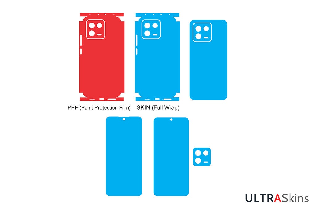 Xiaomi 13 Skin Template Vector Cut File - Etsy