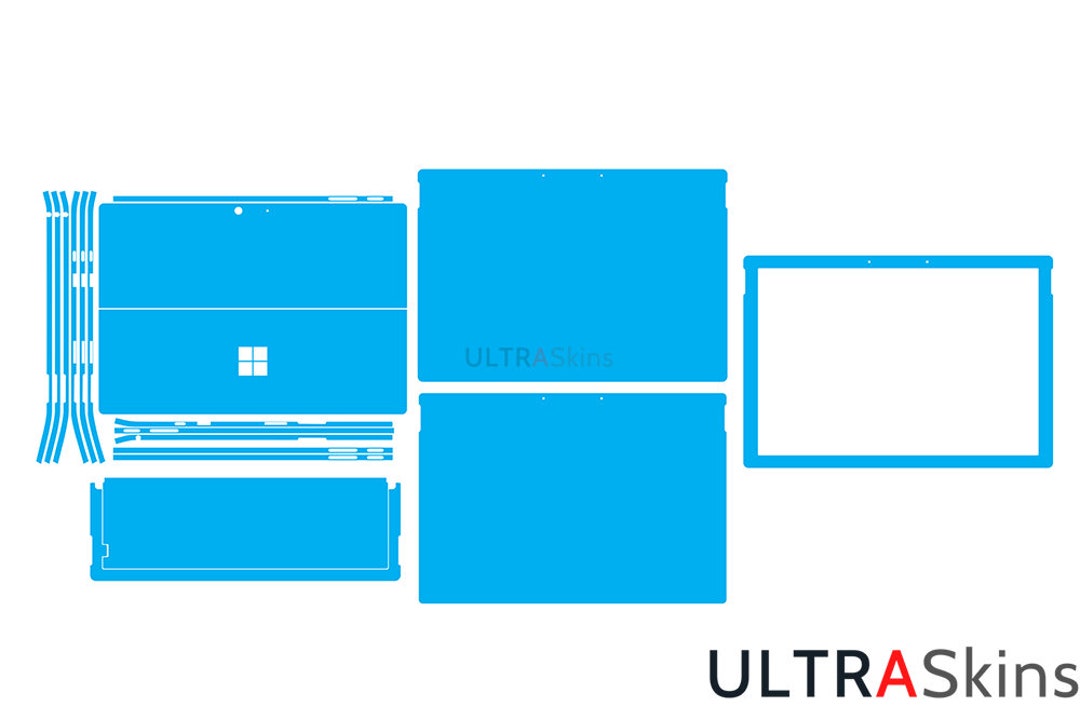 Microsoft Surface Pro 7 Template Vector Cut File - Etsy