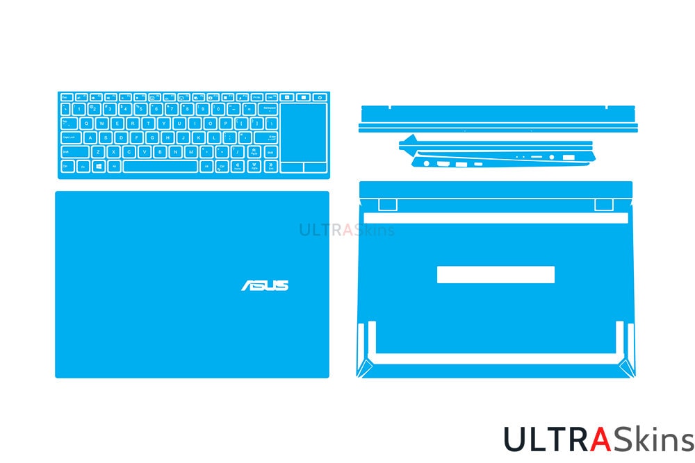 Asus Zenbook Duo UX481F Skin Template Vector Cut File - Etsy
