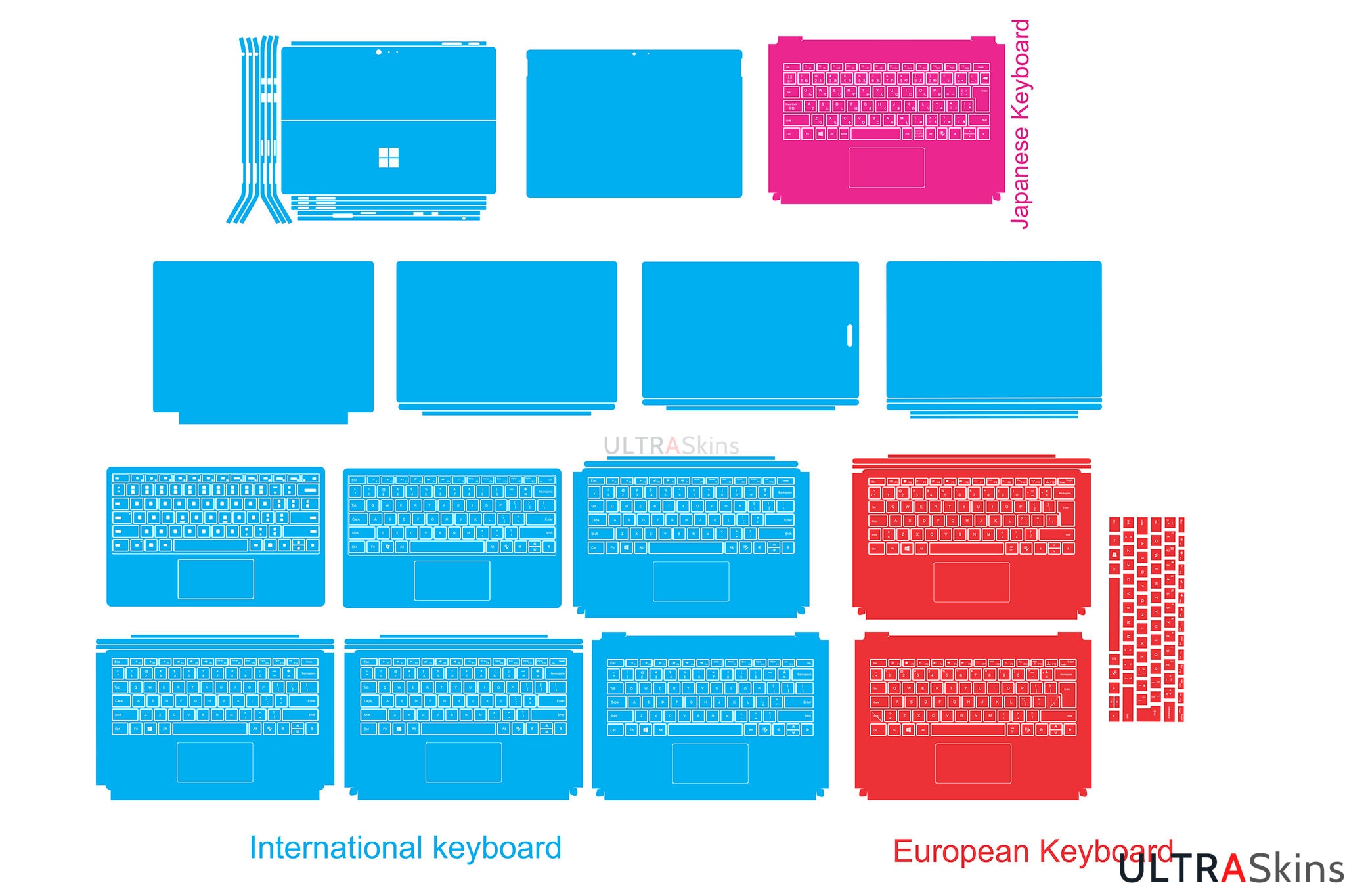Microsoft Surface Pro 6 Skin Template Vector Cut File - Etsy