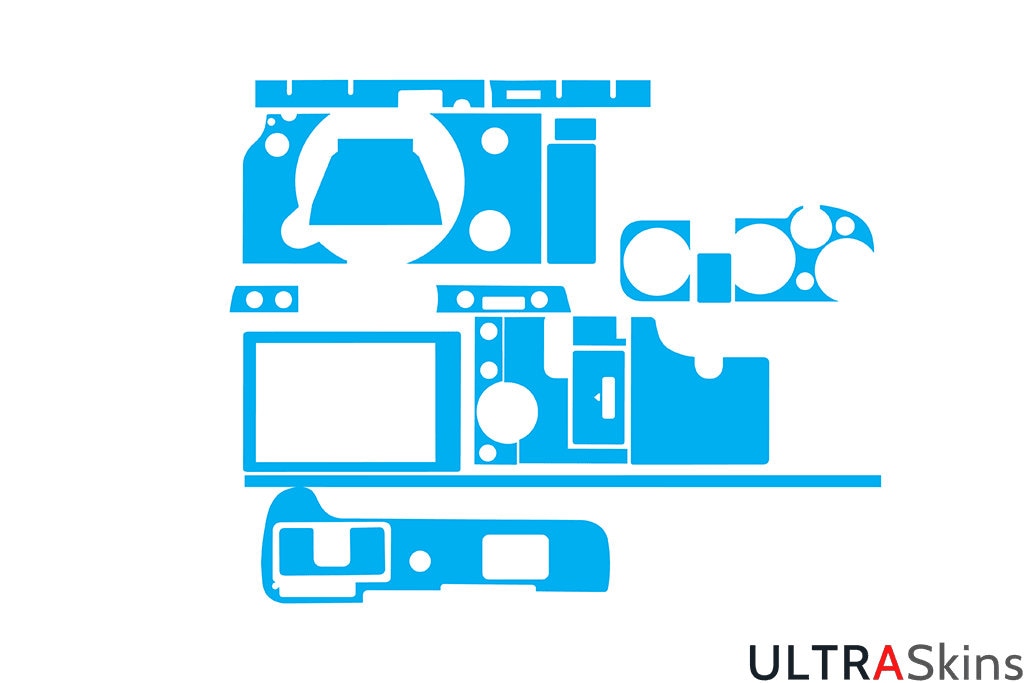 Fujifilm X-T1 Skin Template Vector Cut File - Etsy