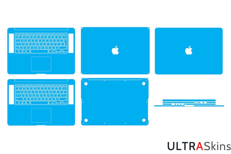 MacBook Bundle Pack Skin Template Vector Cut File - Etsy