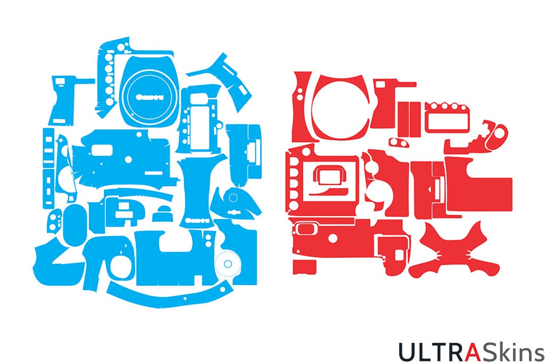 Canon 5D Mark II Skin Template Vector Cut File - Etsy