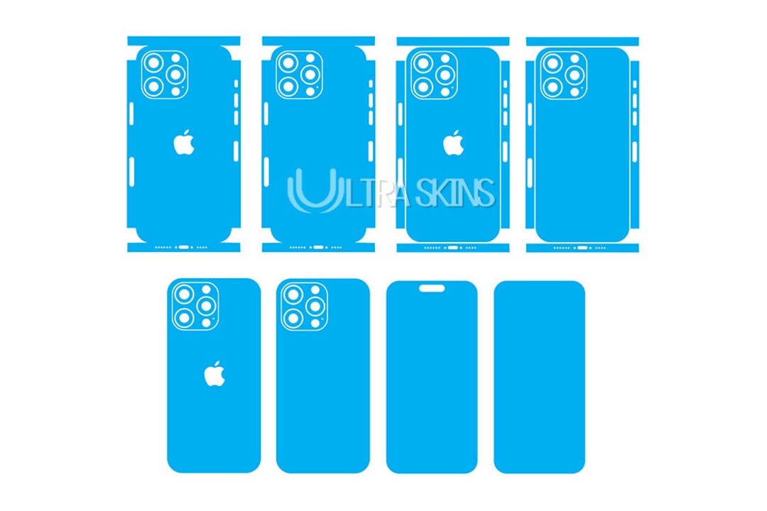 Apple iPhone 14 Pro Max Skin Template Vector 2022 - Etsy