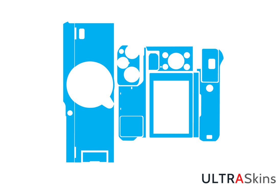 Fujifilm X-A10 Skin Template Vector Cut File - Etsy
