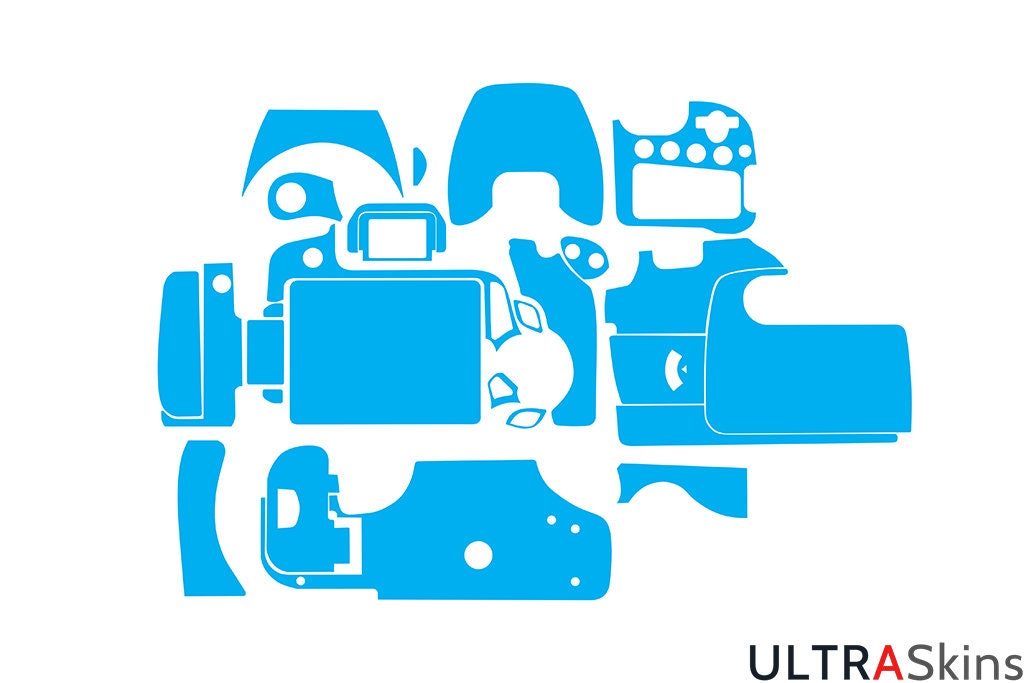 Canon 60D Skin Template Vector Cut File - Etsy