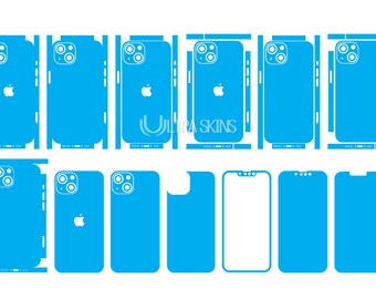 Apple iPhone 13 Vector Cut File Skin Template - Etsy