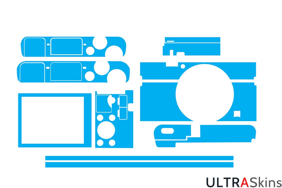 Sony RX100 VI Skin Template Vector Cut File - Etsy