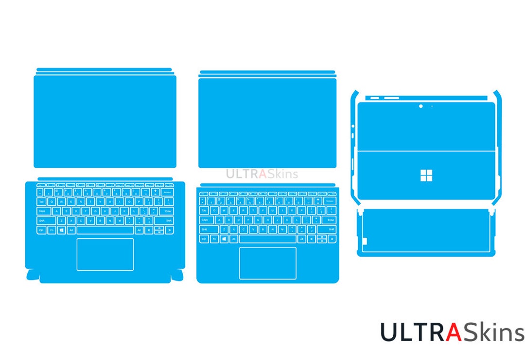 Microsoft Surface Go Skin Template Vector Cut File - Etsy