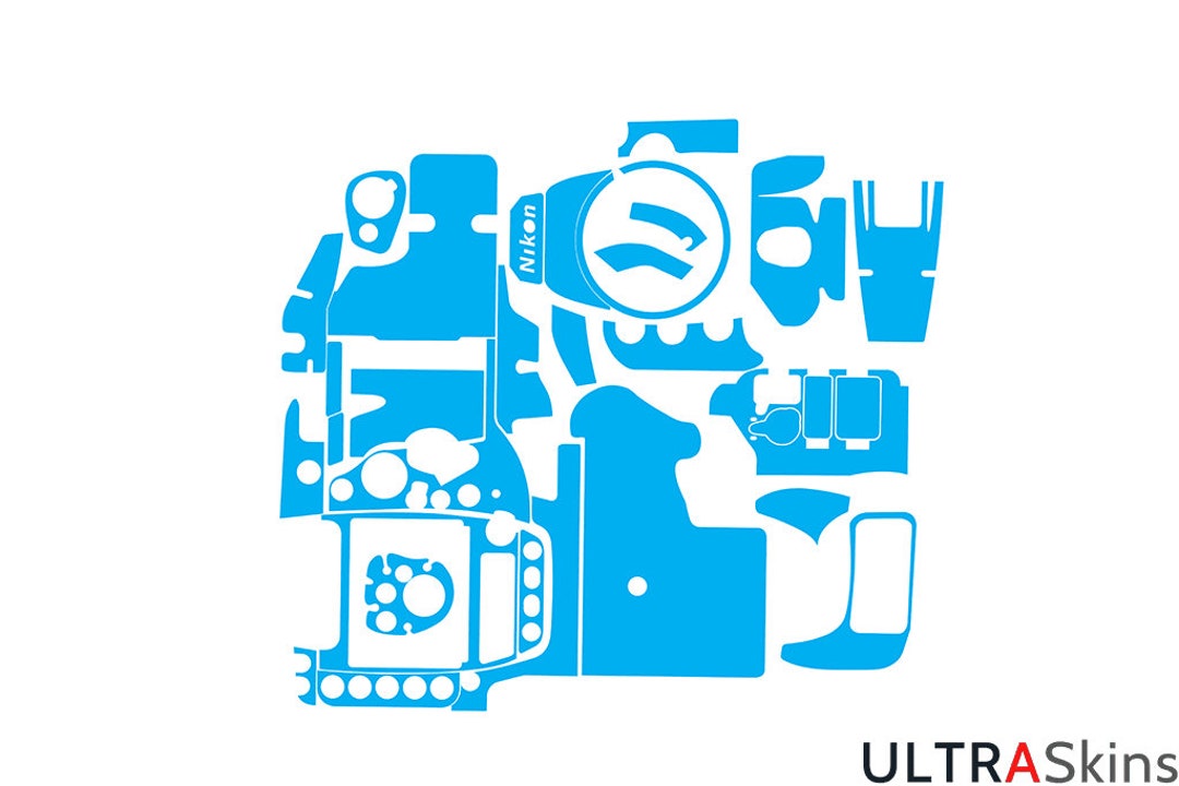 Nikon D5 Skin Template Vector Cut File - Etsy