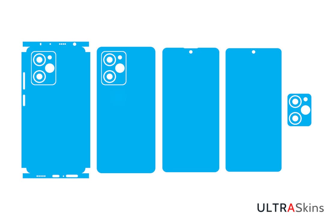 POCO X5 Pro Skin Template Vector Cut File - Etsy