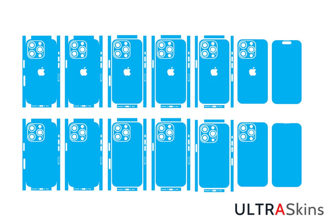 IPhone 15 Pro Skin Template Vector Cut File - Etsy