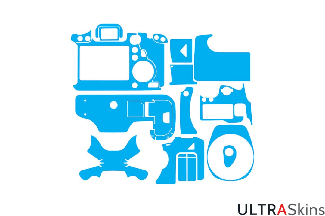 Canon 6D Mark I Skin Template Vector Cut File - Etsy