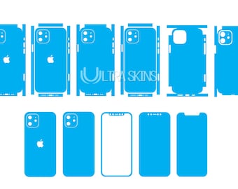 Apple iPhone 12 Pro Max - Vector Cut File - Skin Template - Etsy