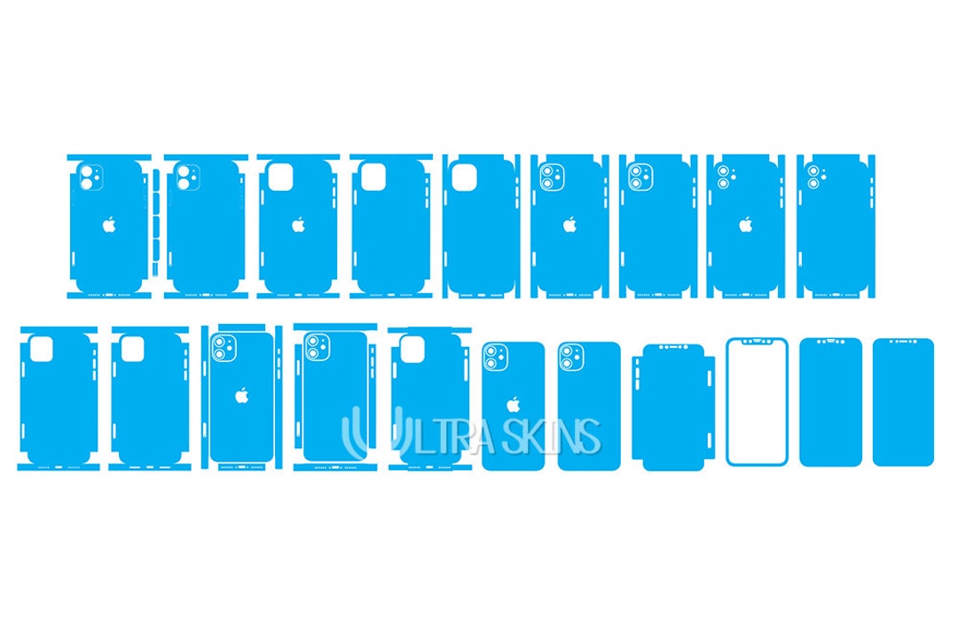 Apple iPhone 11 Skin Template Vector Cut File - Etsy