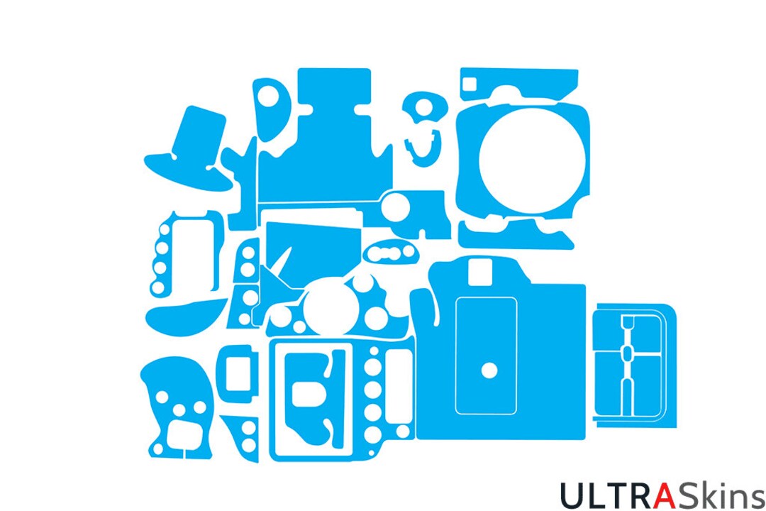 Canon 1D Mark I - II Skin Template Vector Cut File - Etsy