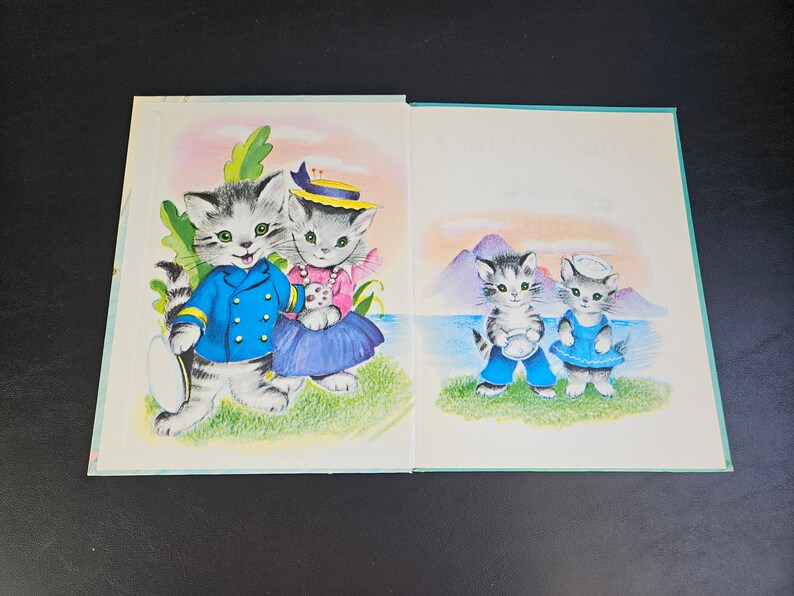 Captain Kitty Vintage Children's Story Book 1951 - Etsy