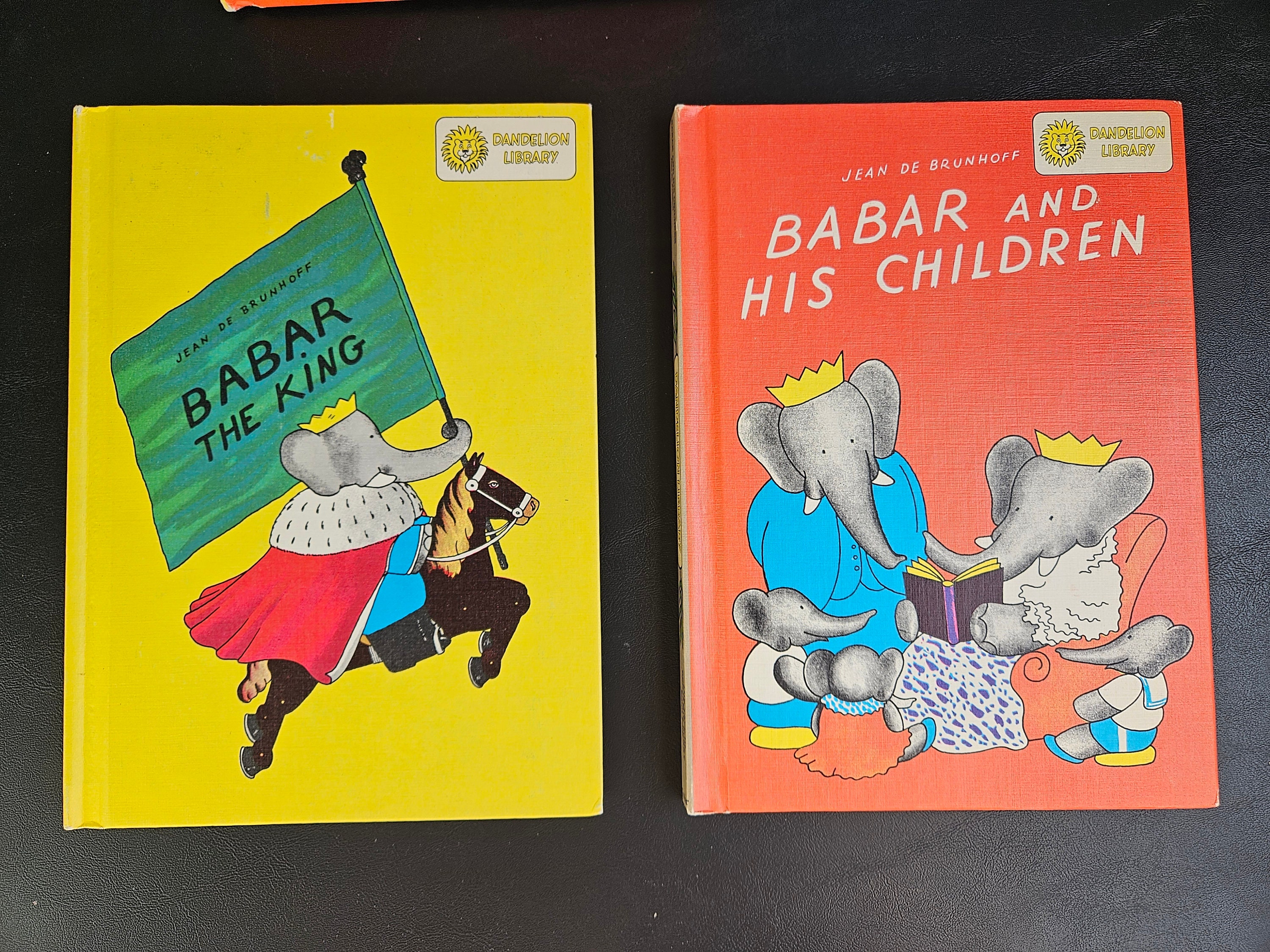 Babar the Elephant Dandelion Library Books - Etsy