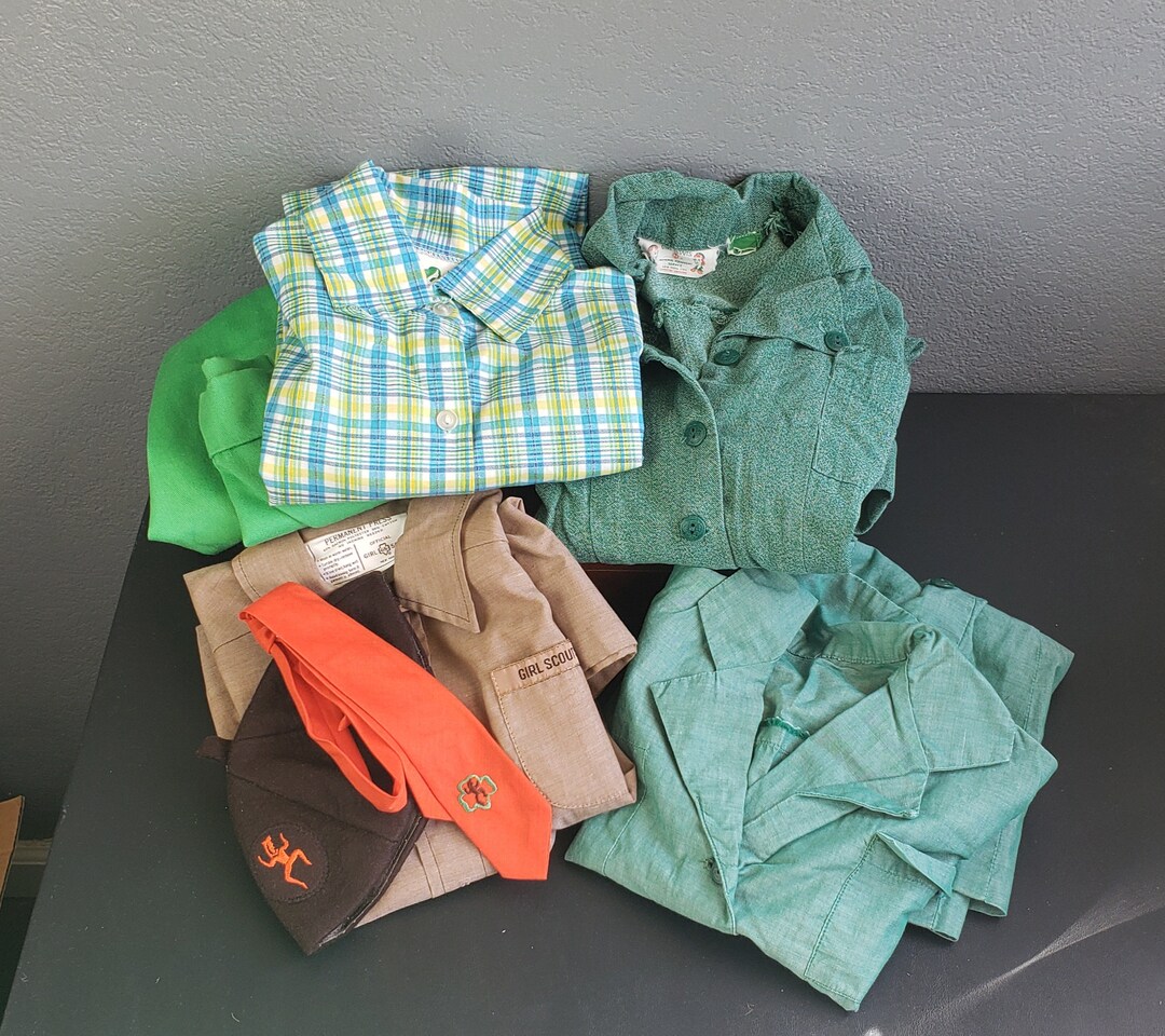 Vintage Girl Scout Uniforms Etsy