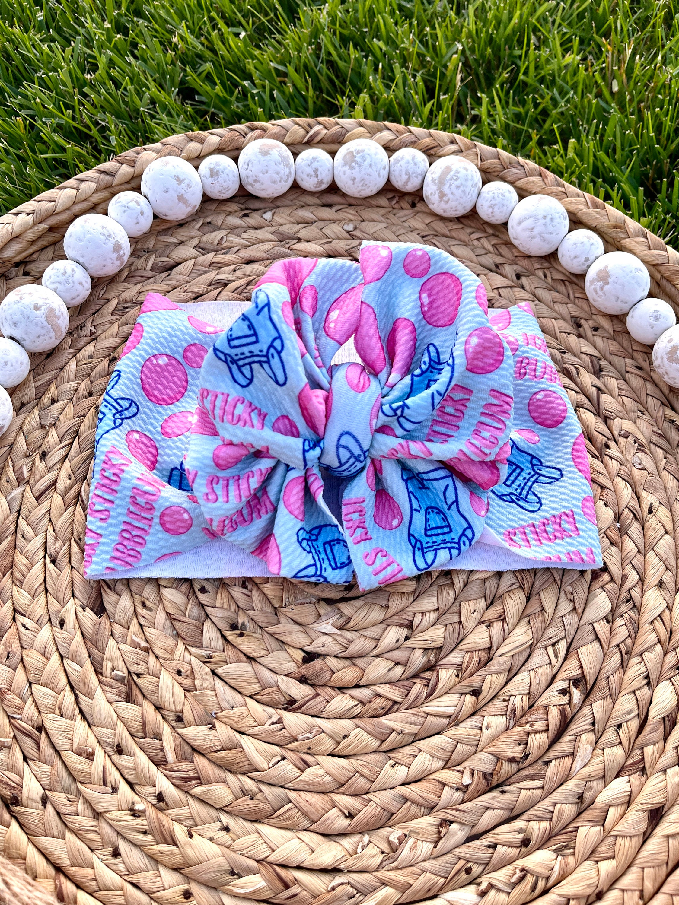 Icky Sticky Bubble Gum Hair Bow, Miss R Hair Bow, Baby and Toddler Hair ...