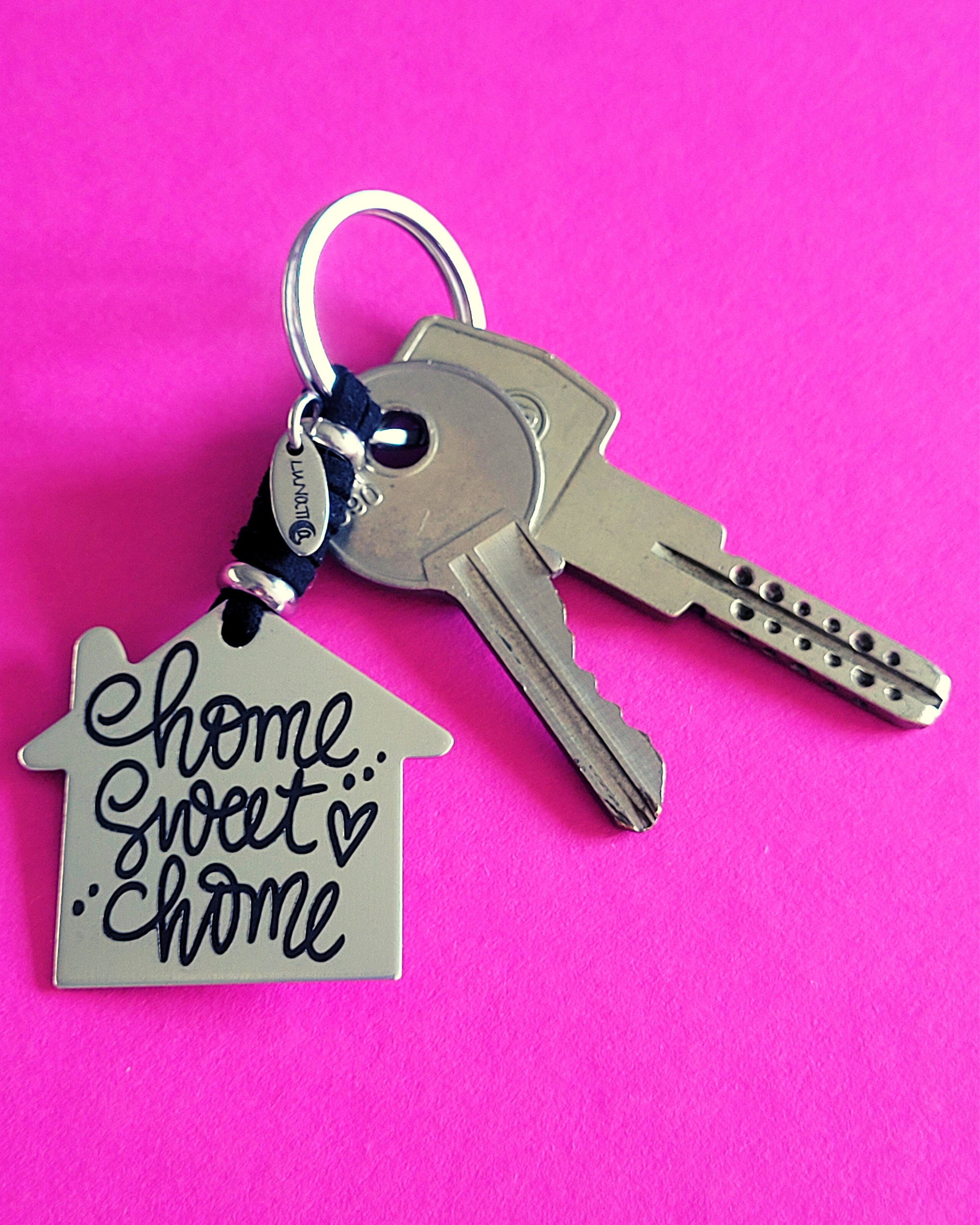 Home Sweet Home Keychain, New Home Keychain, First Home Personalized ...