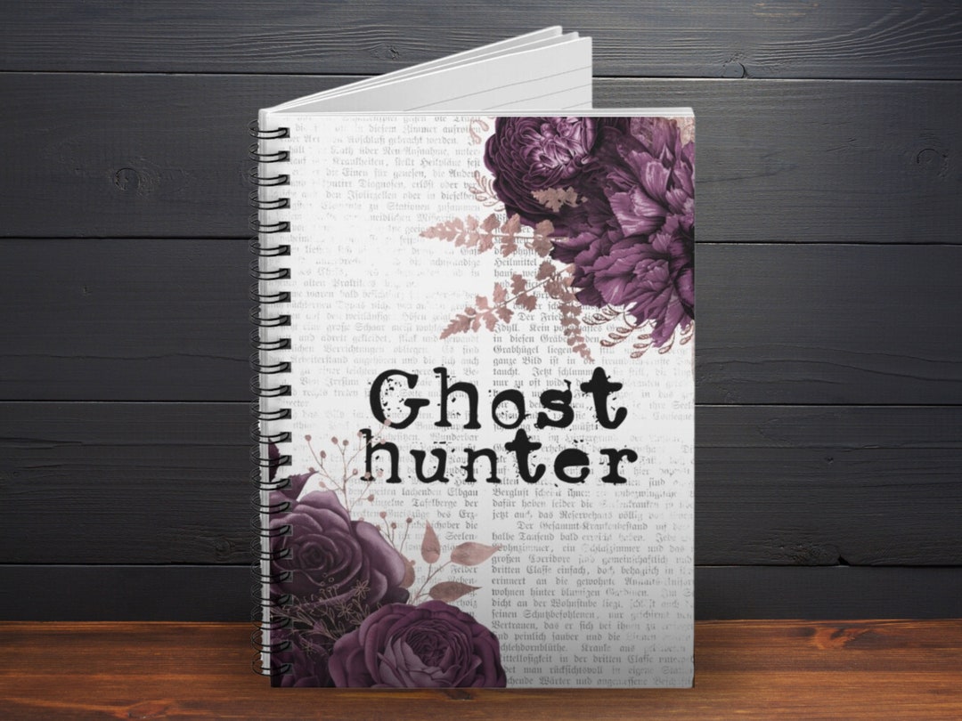 Ghost Hunter Spiral Notebook Paranormal Notebook Ghost Hunting Log Book ...