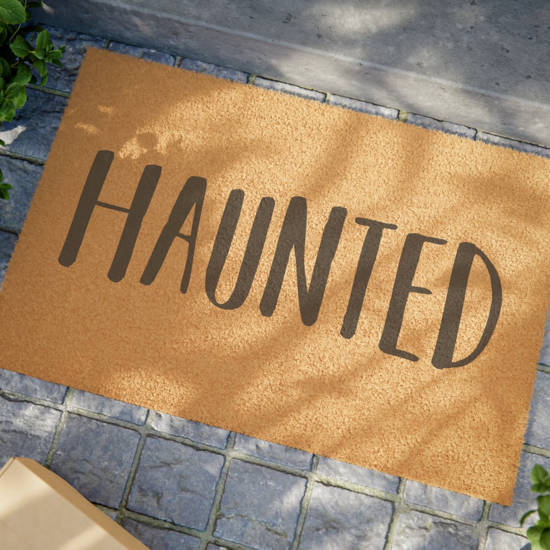 Haunted Doormat, Haunted Mat, Ghost Hunter Mat, Paranormal Doormat ...
