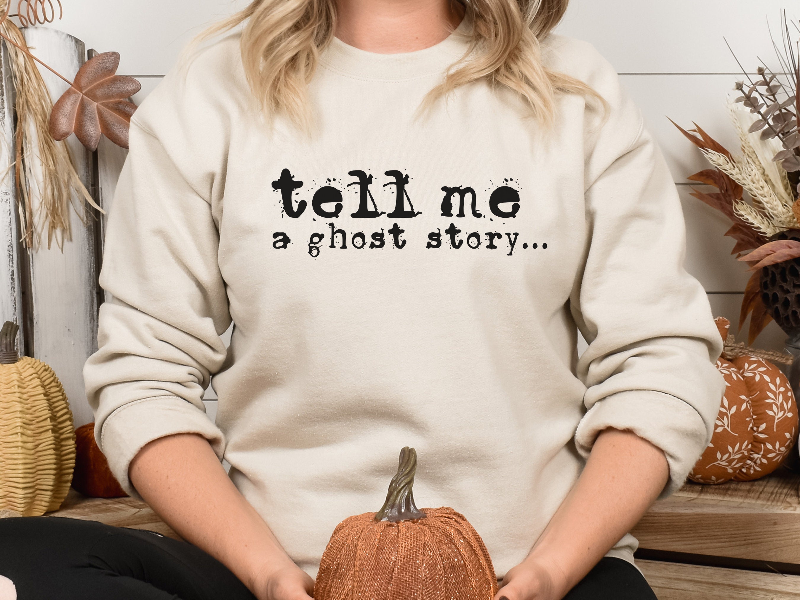 Tell Me a Ghost Story Sweatshirt Ghost Hunter Gear Gifts for - Etsy