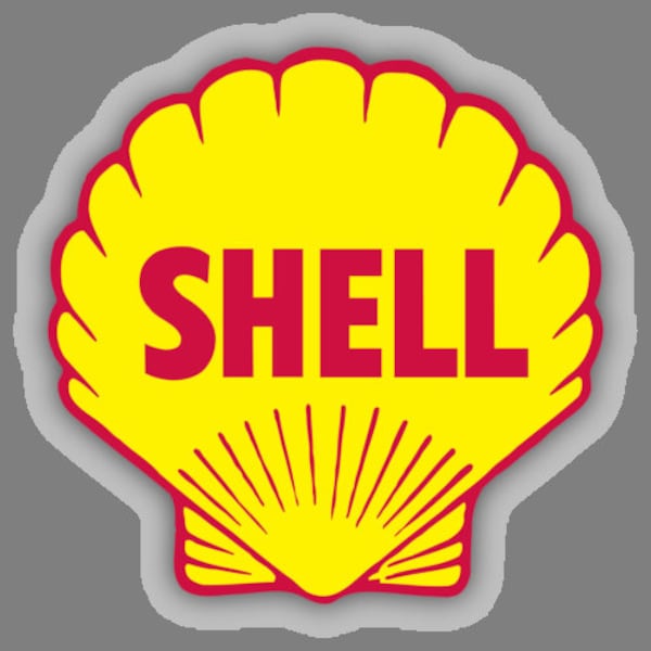 Shell Oil Decal - Etsy