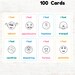 100 Emotion Emoji Flashcards, Feelings Emoji Flash Cards, for Kids ...