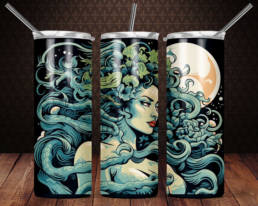 Gorgon Tumbler Designs, Gorgon 20oz Skinny Tumbler Wrap, Gorgon Tumbler ...