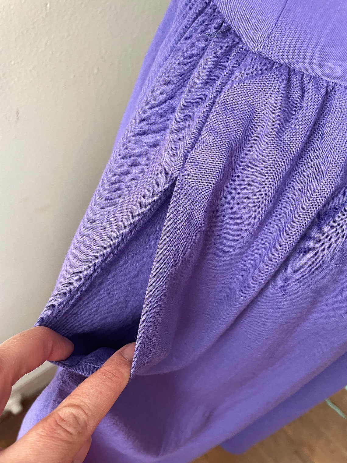 Size M Vintage 90s A-line Purple Secretary Dress - Etsy