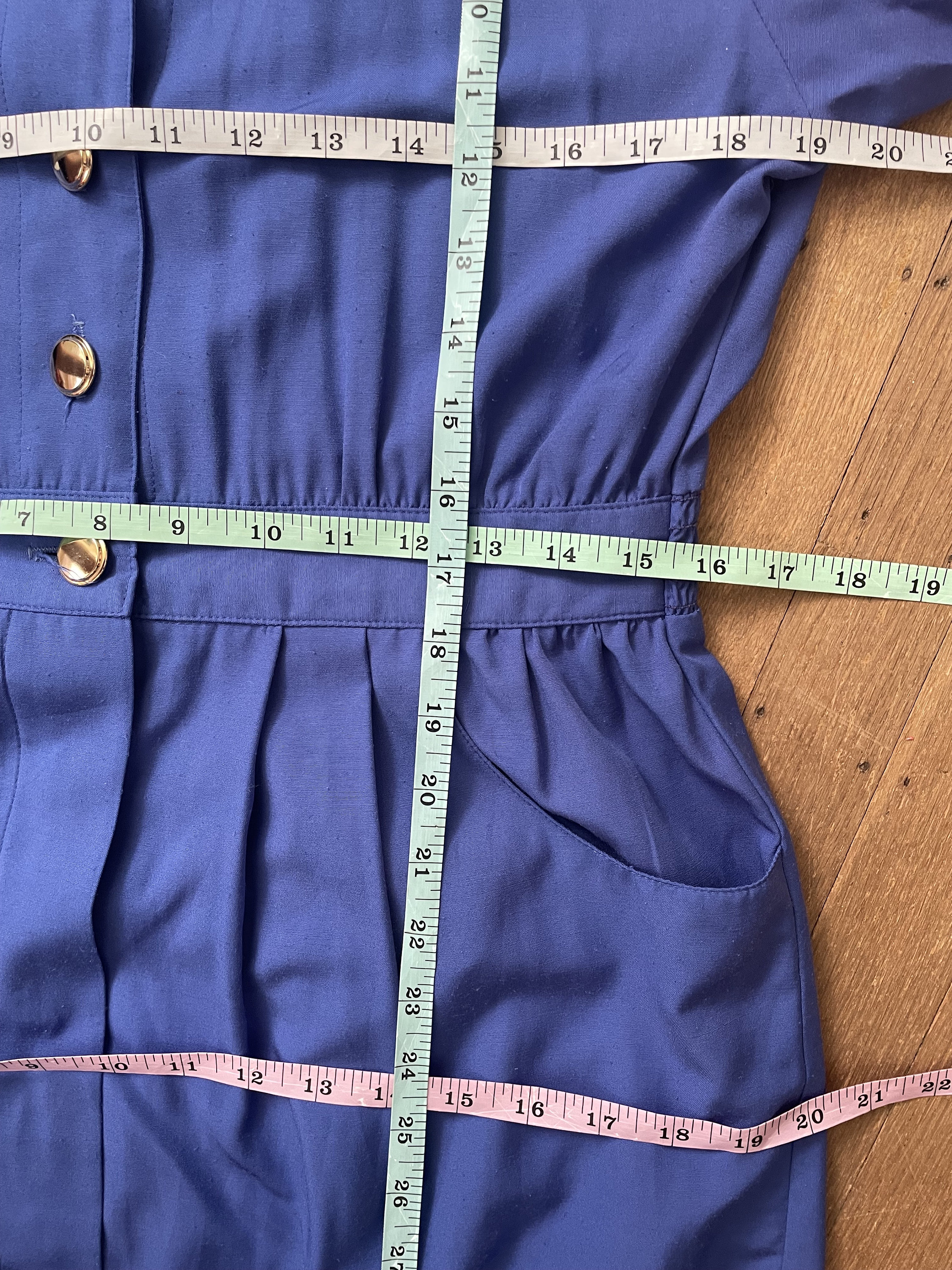 Size M: Vintage 90s Leslie Fay Gold Button Collared Dress - Etsy