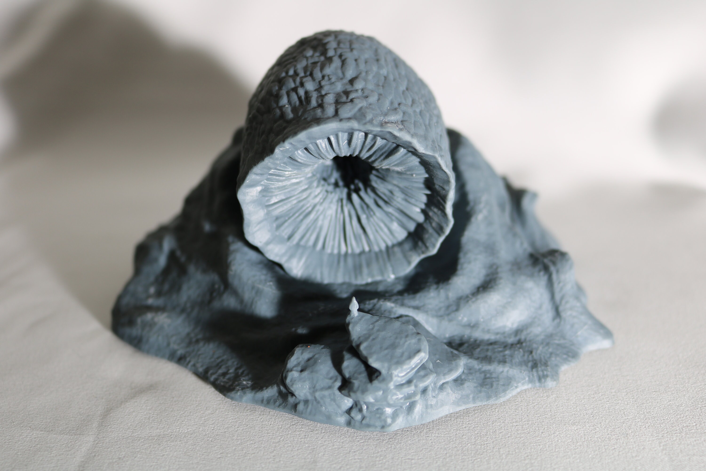 Dune Sandworm Facing Paul Atreides Shai-hulud 8K 3D Printed Resin Model ...