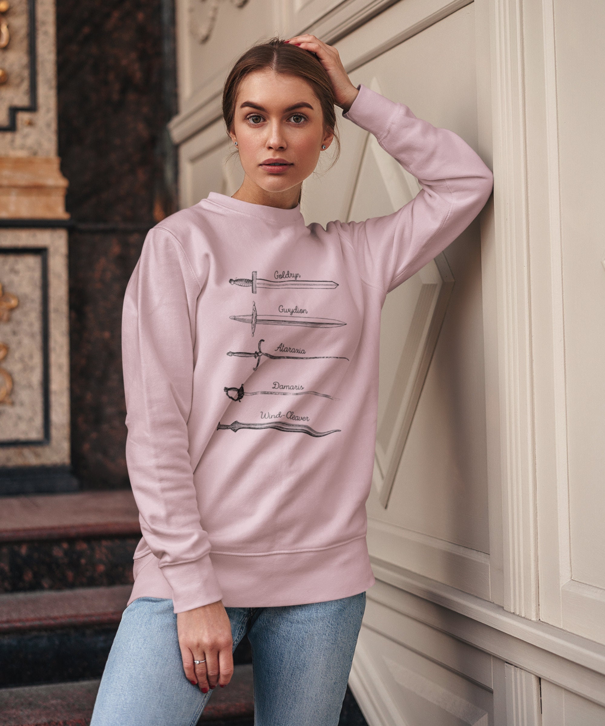 SJM Universe Swords Sweatshirt: Acotar, Tog, Cc Bookish Design - Etsy