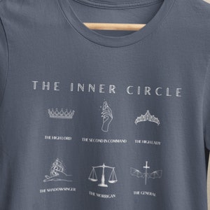 ACOTAR the Inner Circle Shirt Sarah J Maas SJM Merch Bookish Rhysand ...