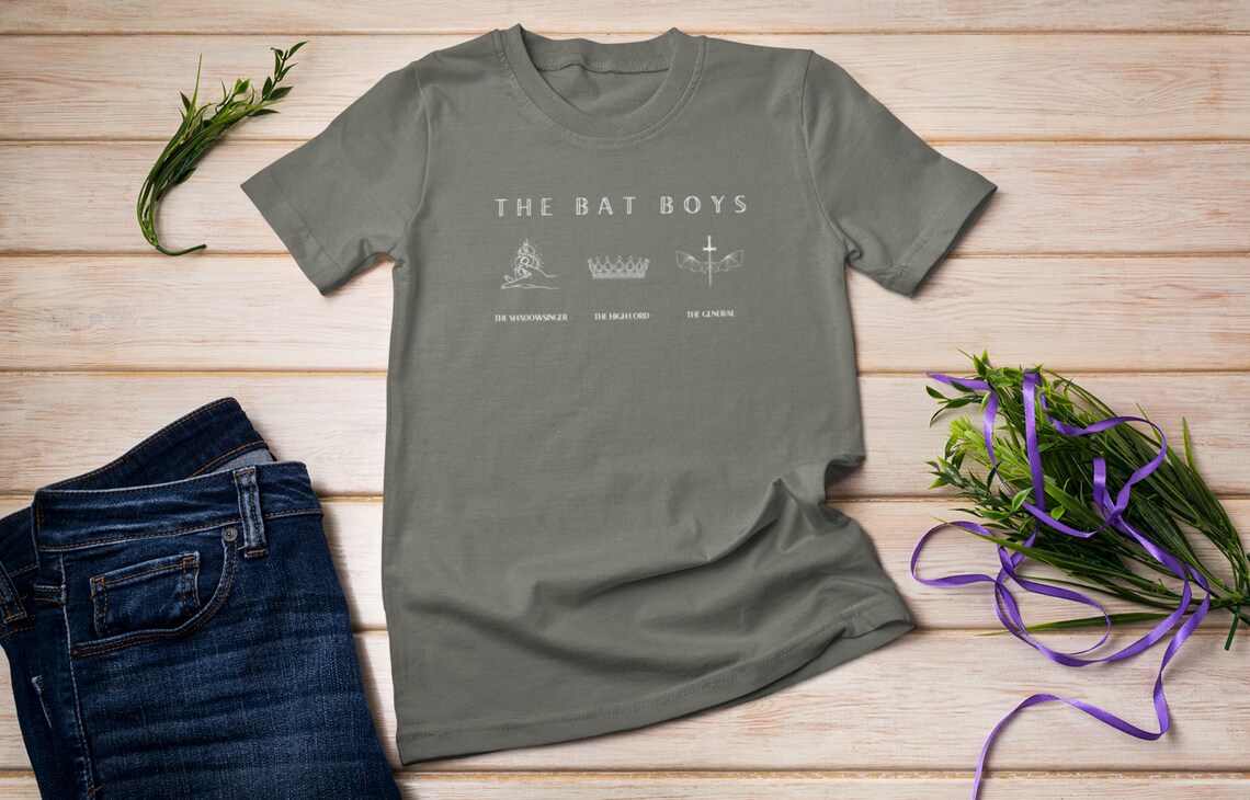 ACOTAR Bat Boys Shirt Sarahj Maas SJM Merch Bookish Rhysand Cassian ...