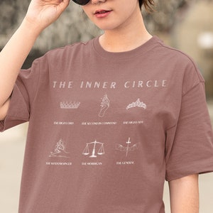 ACOTAR the Inner Circle Shirt Sarah J Maas SJM Merch Bookish Rhysand ...