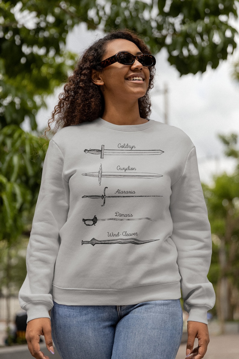 SJM Universe Swords Sweatshirt: Acotar, Tog, Cc Bookish Design - Etsy