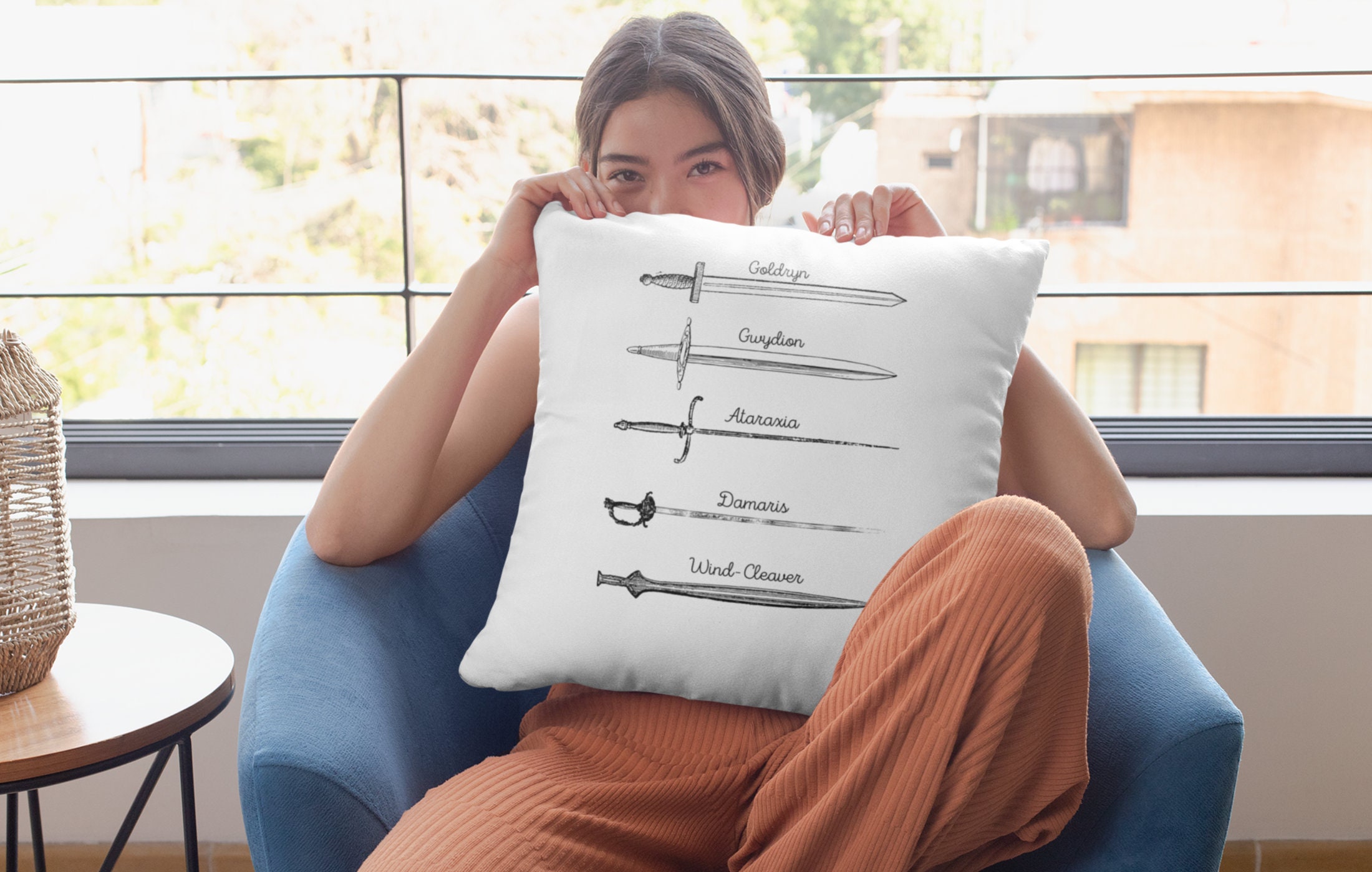 TOG/CC/ACOTAR Universe Inspired Swords Pillow Aelin Manon - Etsy