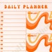 Groovy Green Weekly Planner - Etsy