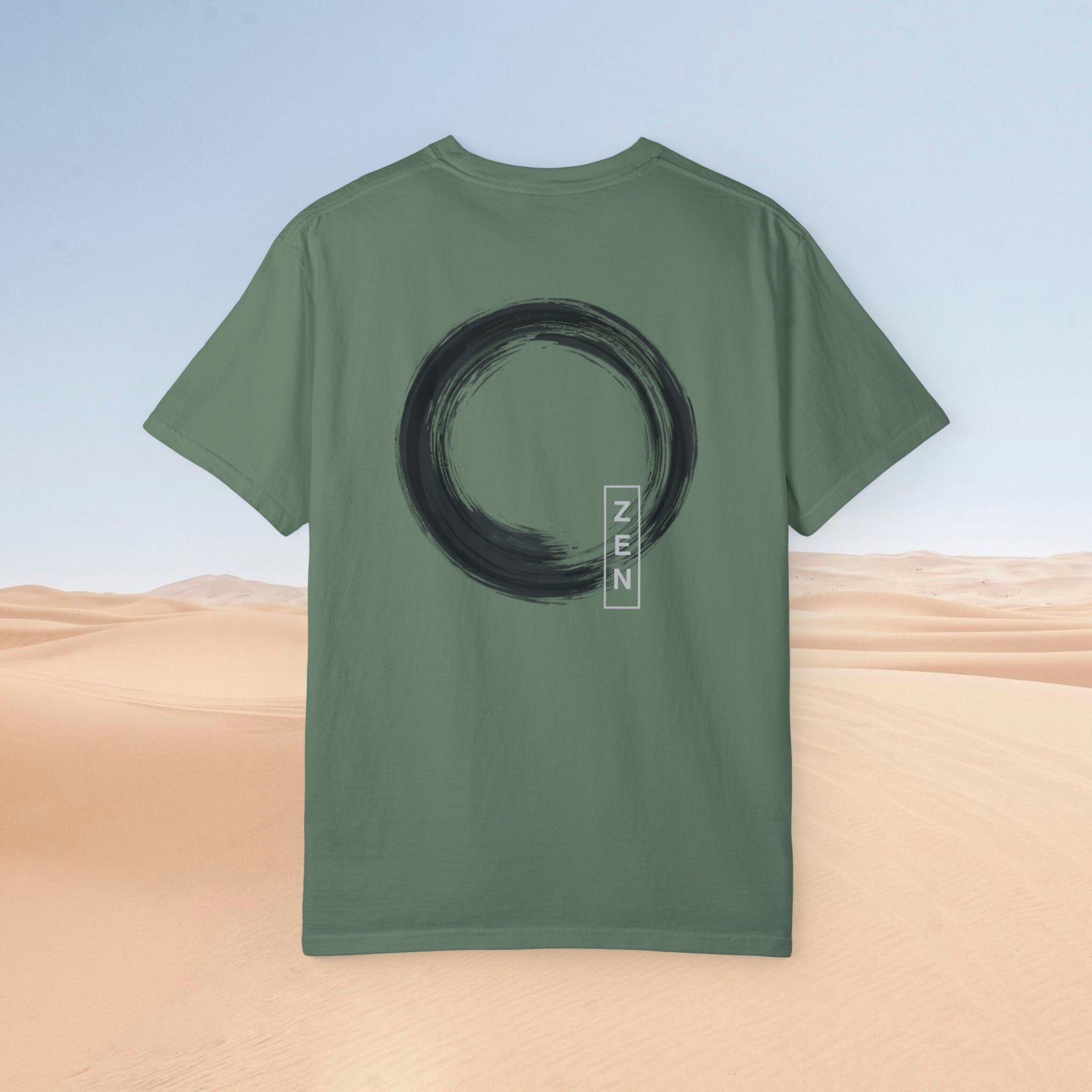 ZEN ENSO Circle Unisex Cotton T-shirt, Zen Buddhism Symbol, Timeless ...