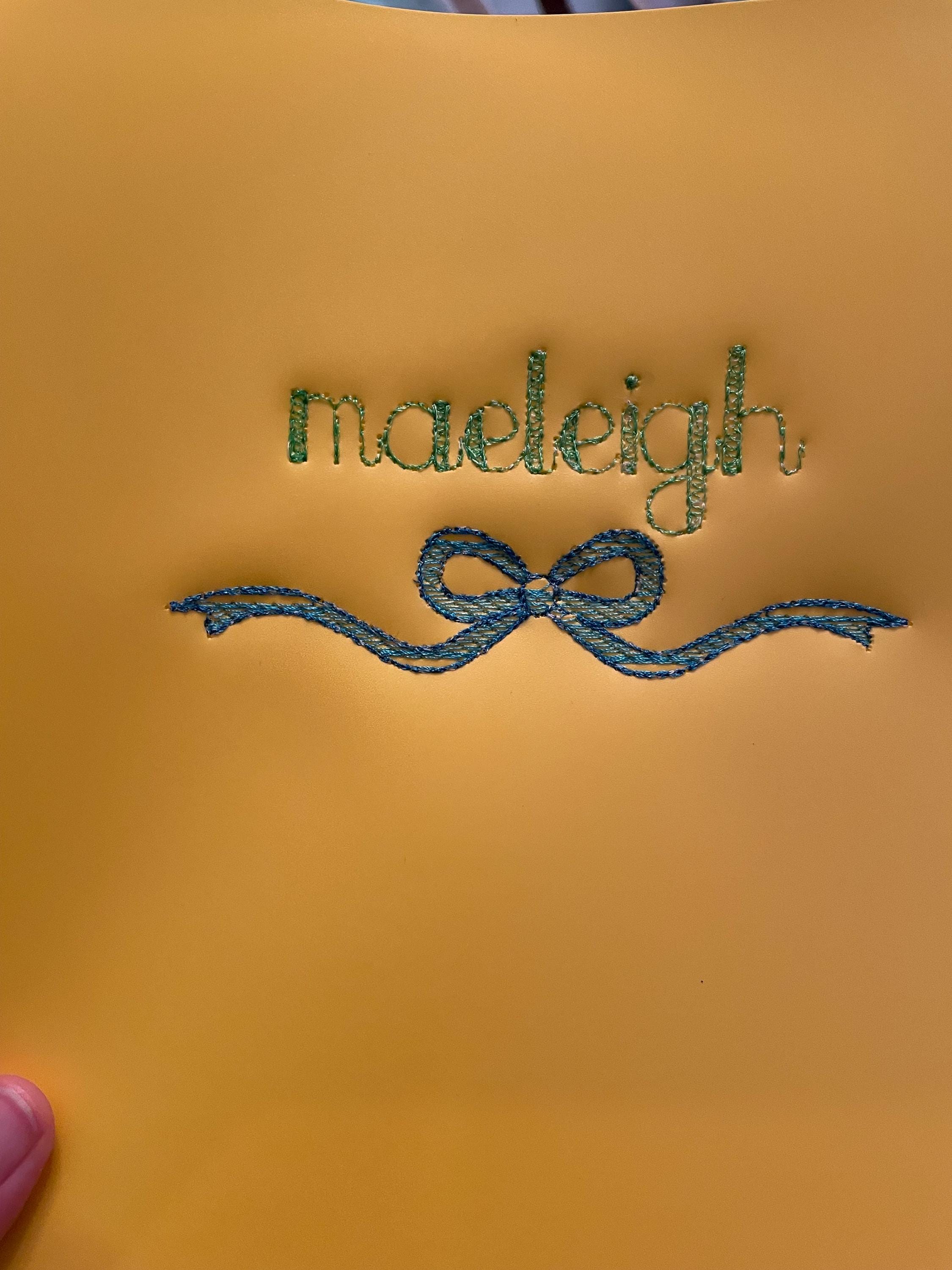 Folder-personalized, School Supplies, Embroidery - Etsy