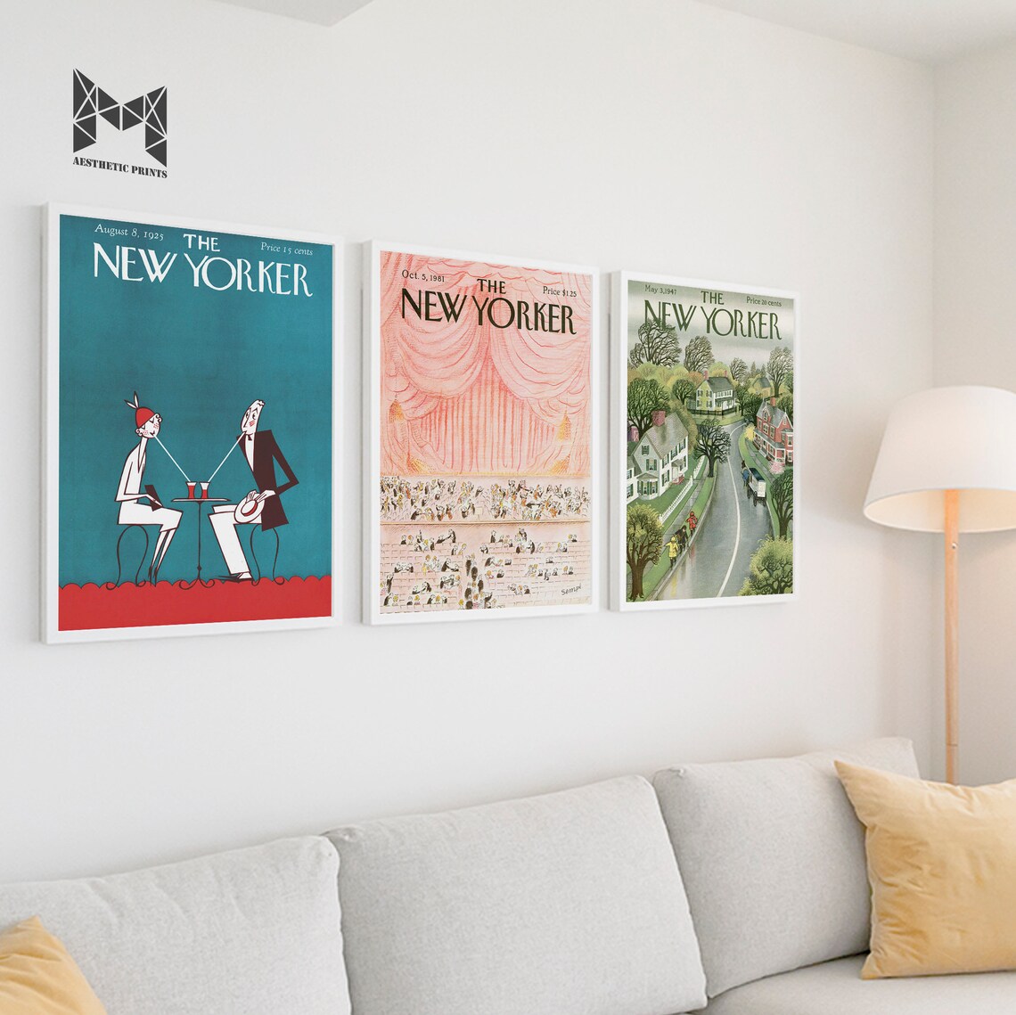 Set of 12 Vintage Aesthetic Magazine Cover Room Decor Retro the New ...