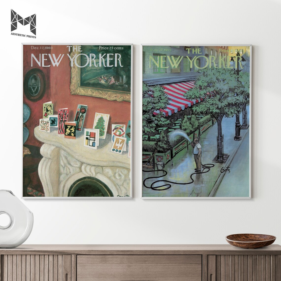 Set of 12 Vintage Aesthetic Magazine Cover Room Decor Retro the New ...