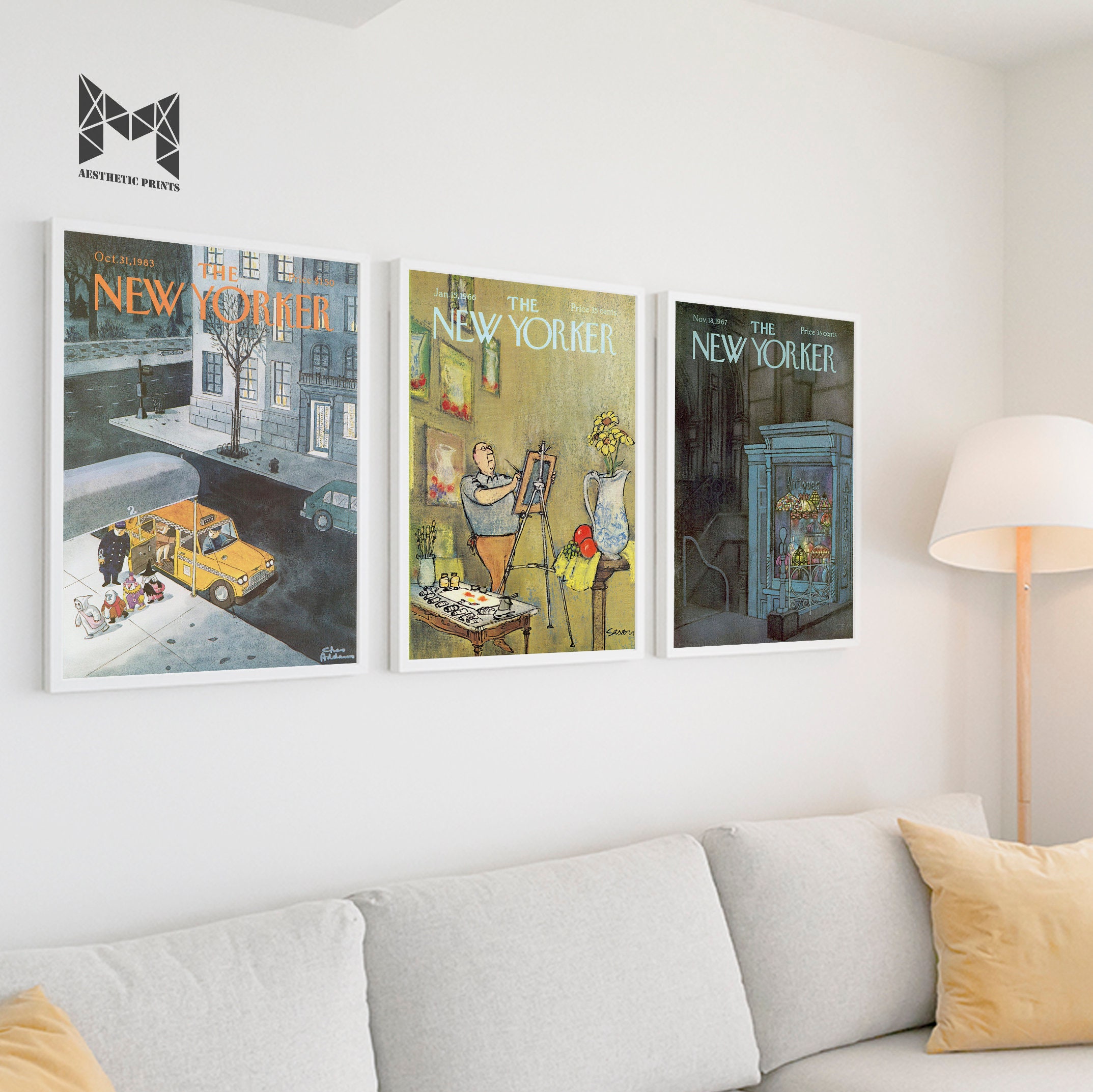 Set of 12 Vintage Aesthetic Magazine Cover Room Decor Retro the New ...