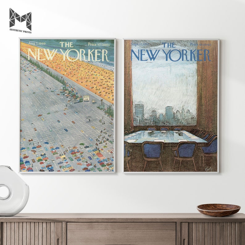 Set of 12 Vintage Aesthetic Magazine Cover Room Decor Retro the New ...